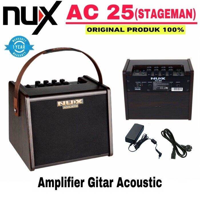 NUX AC25 / Nux Ampli Gitar Akustik AC25 Stageman amplifier 25"Watt ...