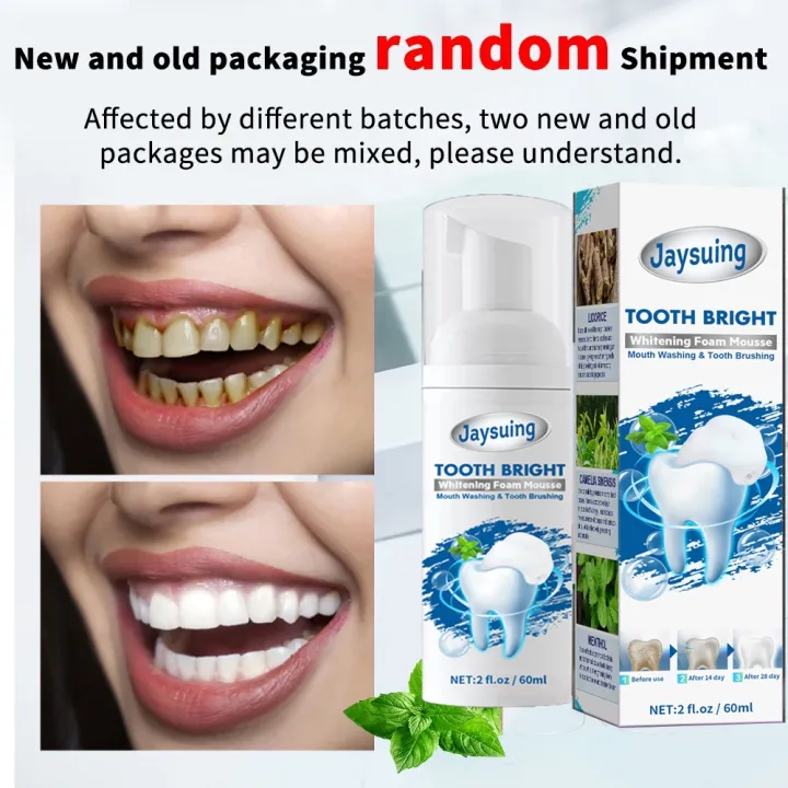 Mousse Toothpaste Whitening Toothpaste Oral Care Whitens Teeth Removes ...