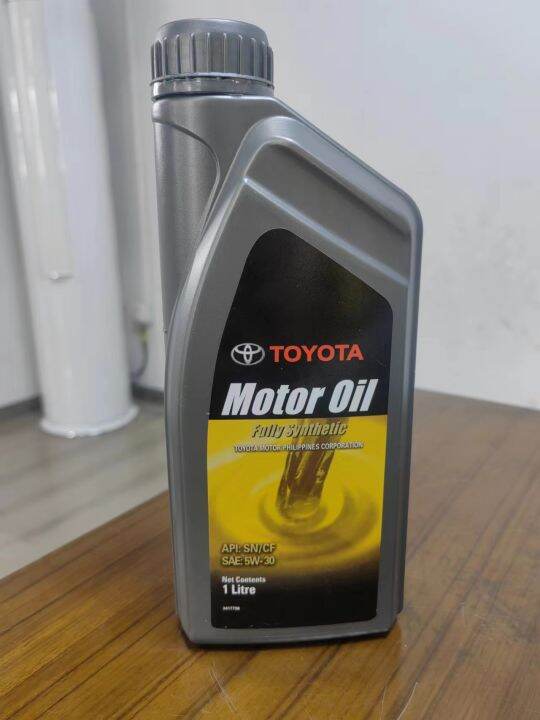 Toyota Motor oil total synthesis API SN/CF SAE 5W-30 | Lazada PH