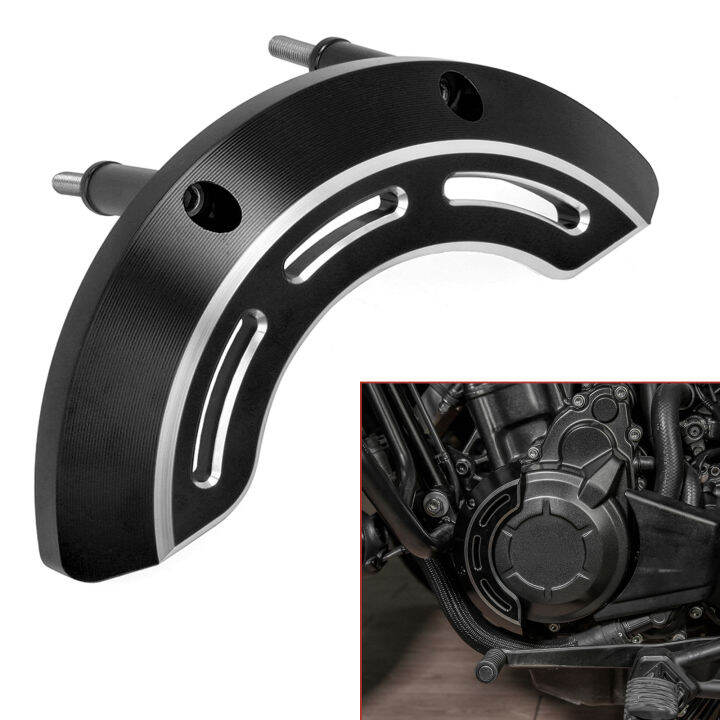 Black Motorcycle Parts Left Side Engine Alternator / Generator / Stator ...