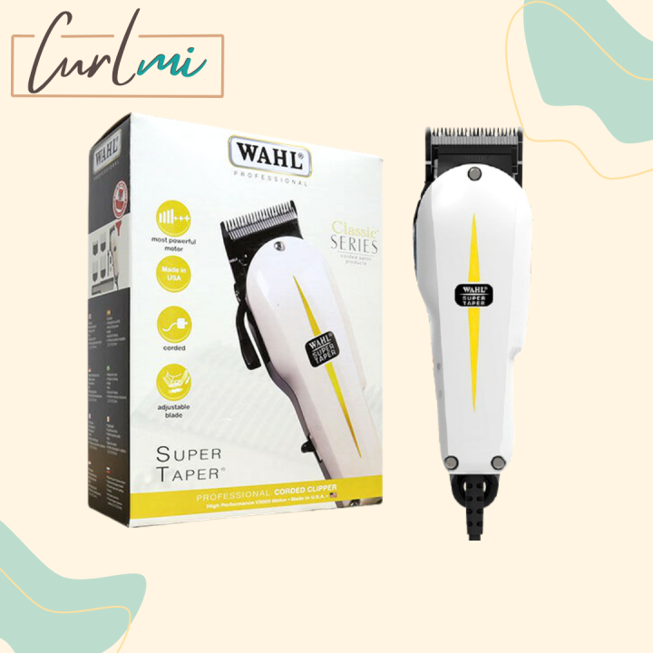 WAHL Professional Super Taper Hair Clipper 8466 + FREE GIFT Disposable ...