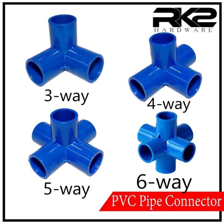 PVC Pipe Connector 3-way 4- way 5-way 1/2 3/4 | Lazada PH
