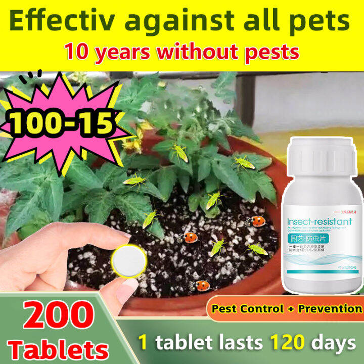 【No pests for 10 years】Plant Pest Control Insecticide Pesticides 200pcs ...
