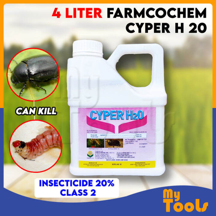 4 Liter Farmcochem Cyper H 20 Insecticide 20% Class 2 Racun Serangga Pest Control | Lazada