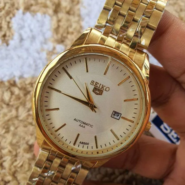 Waterproof Seiko 5 Watch with calendar Automatic Hand MovementtHE ...