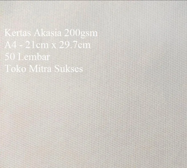 Kertas Akasia 200gsm A4 isi 50 Lembar | Lazada Indonesia