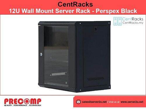 CentRacks 12U (60cm x 65cm x 60cm) Wall Mount Server Rack (CM12UB600 ...