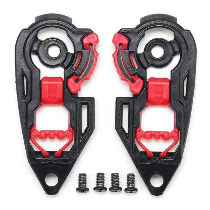 1 Pair Shield Base Plate Compact Tight ABS Helmet Gear Base Plate ...