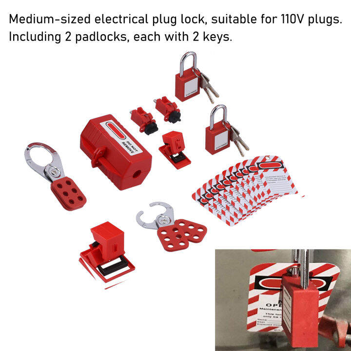 Circuit Breaker Lockout Electrical Lockout Kit Breaker Locking Device ...