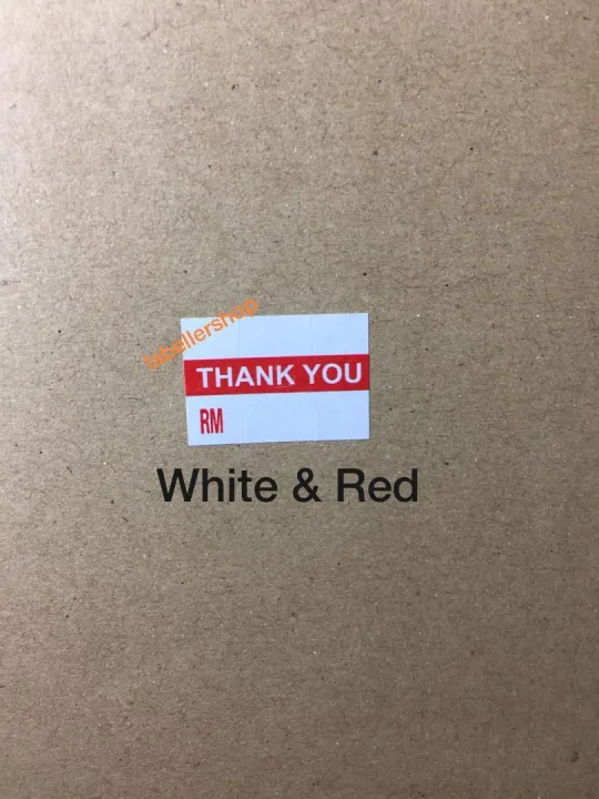 SATO PAPER ROLL / 2 LINE LABEL / WHITE&RED / 2Y price label /pb2 - 230 ...