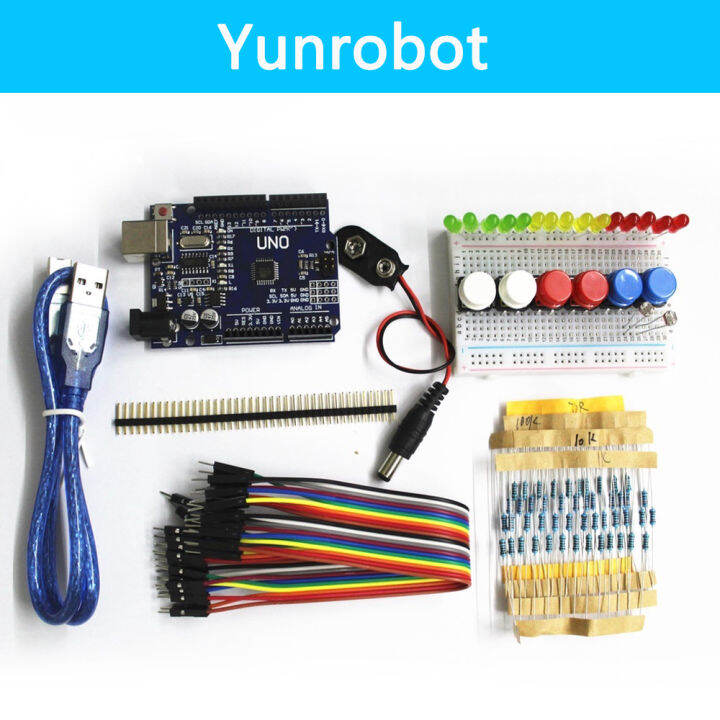 (Philippines Stock) UNO R3 Starter Kit Mini Breadboard LED Jumper Wire ...