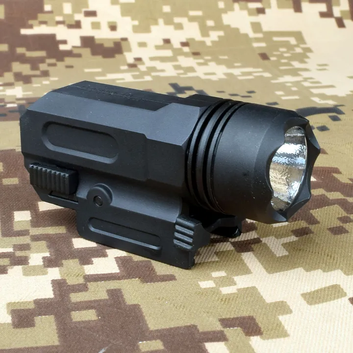 LED Glock Flash Light Tactical Torch Flashlight with Release 20mm Mount ...