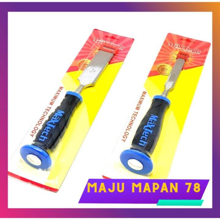 Tatah kayu / Pahat kayu ukuran 1 1/2 ( 38mm ) merk Maxtech | Lazada ...