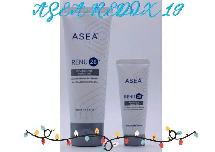 ASEA Renu 28 Revitalizing Redox Gel 90ML FREE 1tube Sample Gel 10ML ...