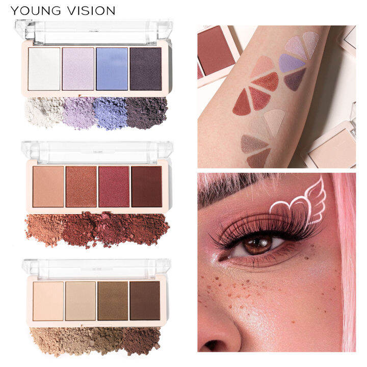 YOUNG VISION พาเลตต์อายแชโดว์ เนื้อฝุ่น เรียบเนียน กันน้ำ ติดทนนาน ไม่ ...