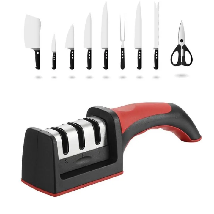 Home Handheld Portable Kitchen Knife Sharpener Panghasa ng Kutsilyo ...