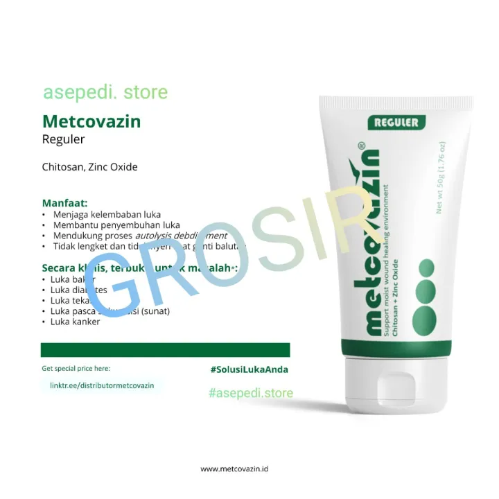 metcovazin reguler 50 gr, salep luka seba guna | Lazada Indonesia