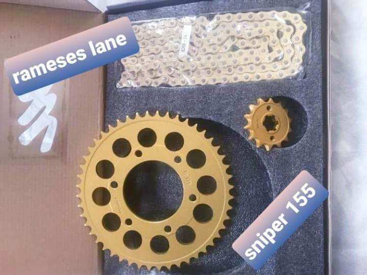 Mody5 Chain and Sprocket Set for Yamaha Sniper155vva | Lazada PH