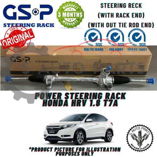 HONDA HRV 1.8 T7A POWER STEERING GEAR RACK -BRAND 100% ORIGINAL GSP | Lazada