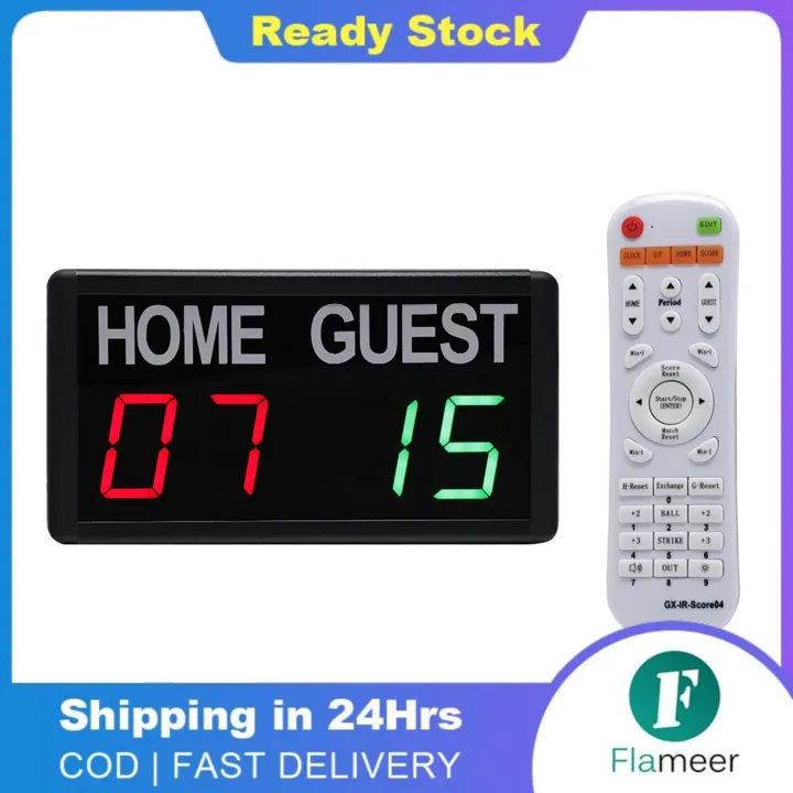 Flameer Mini Magnetic Electronic Scoreboard Indoor Games Football ...