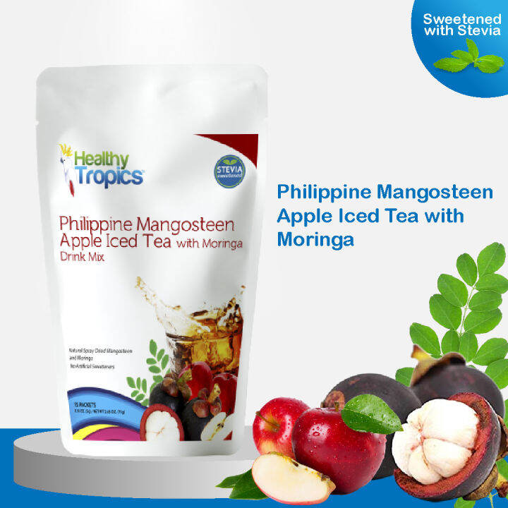 Philippine Mangosteen - Apple Moringa Iced Tea 5grams x 15sachets ...