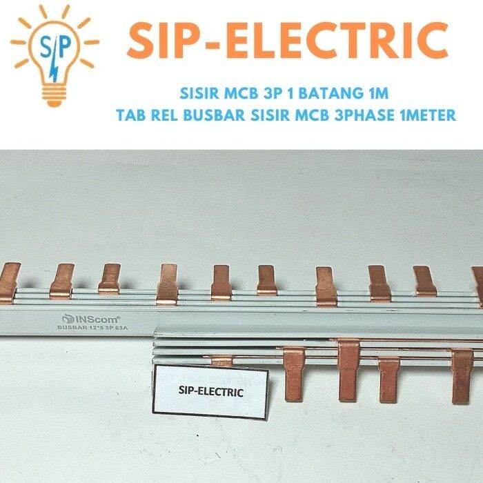 SISIR MCB 3P 1 BATANG 1M / TAB REL BUSBAR SISIR MCB 3PHASE 1METER ...