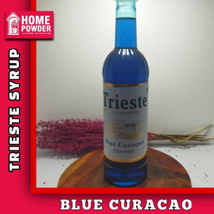Syrup Trieste Blue Curacao Flavour 650Ml Sirup Premium Minuman Mocktail ...