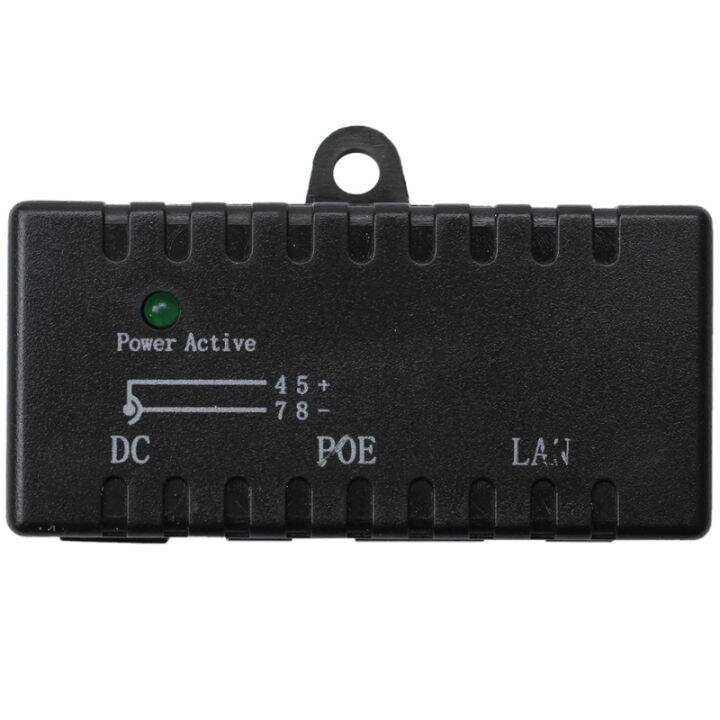 Poe Splitter Poe Injector Rj45 Dc 5.5Mm x 2.1Mm Input Passive Poe ...