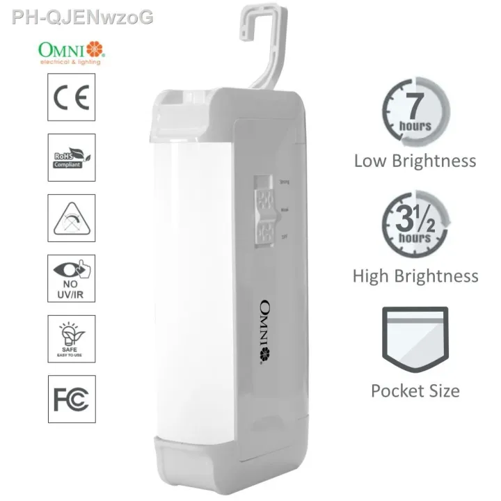 Omni Light Emitting Diode LED Rechargeable Emergency Light AEL-100 | Lazada PH