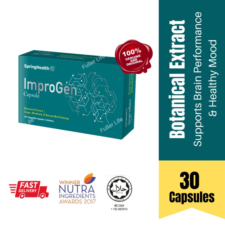 SPRINGHEALTH Improgen Capsules (30s) | Support Memory & Cognitive ...