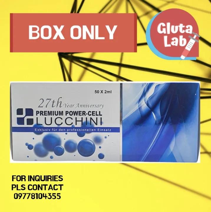 GLUTA LUXXE PLACENTA LUCCHINI Fresh Stem Cell Therapy 1 BOX 50’s/5 ...