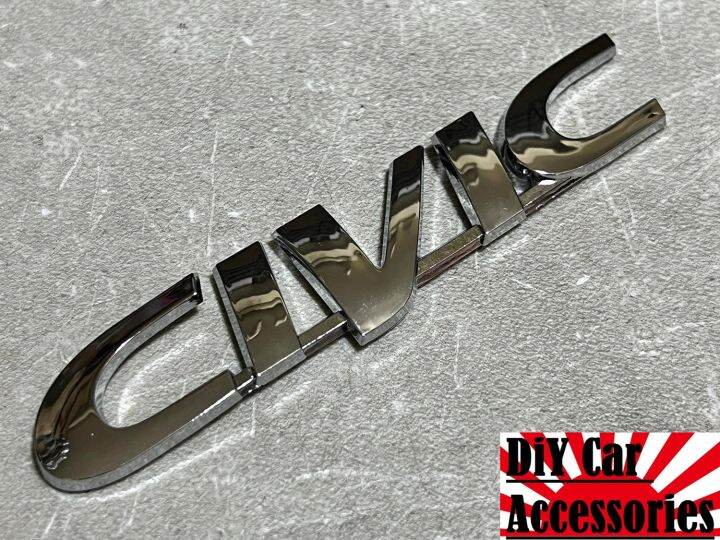 CIvic Emblem (Chrome) for Honda Civic 1996-2000 | Lazada PH