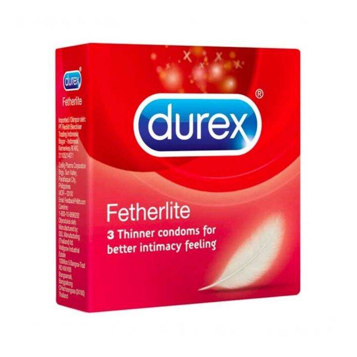 HOT LUOJI Durex Condoms Fetherlite 3s | Lazada PH
