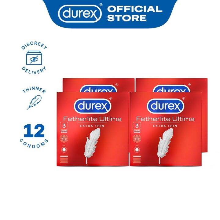 Durex Fetherlite Ultima Condoms 3s (x4) | Lazada PH
