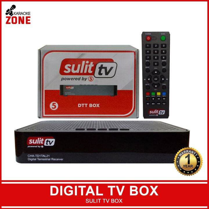 Sulit TV Powered by TV5, Digital TV Receiver / Sulit Tv Box | Lazada PH