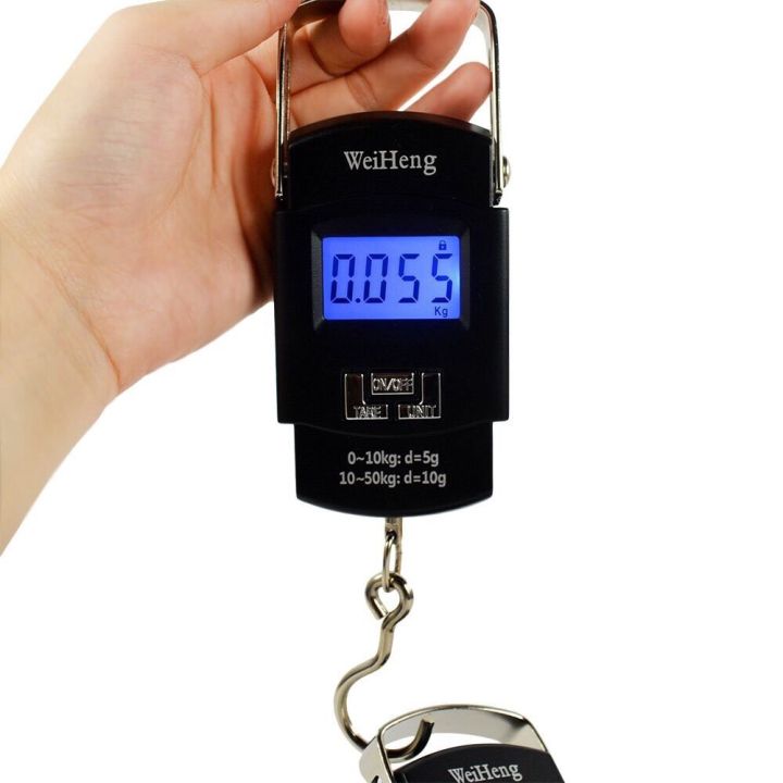 เครื่องชั่งดิจิตอลแขวนแบบพกพา Portable Electronic Scale 50kg ที่ชั่ง
