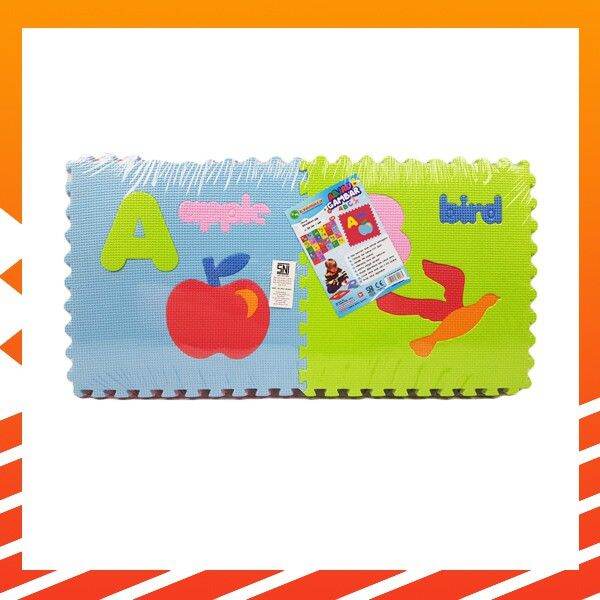 Puzzle Matras EVAMAT ABJAD GAMBAR ABC HURUF 30x30 EVAMATS Alas Lantai ...
