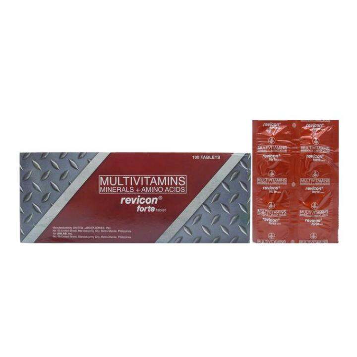 Revicon Forte Tablet 30's per bottle and 12 tablets only | Lazada PH
