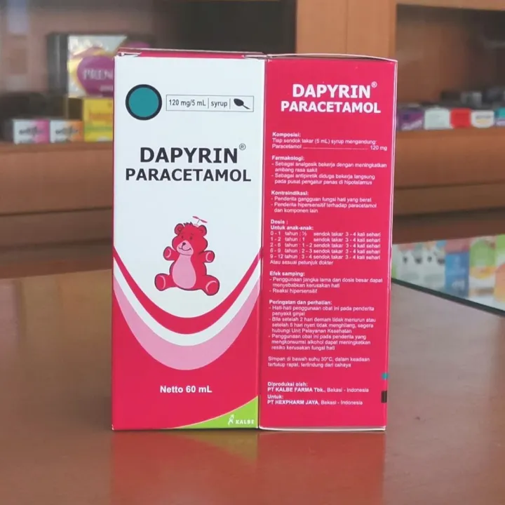 Dapyrin Paracetamol Syrup 60 ml | Lazada Indonesia