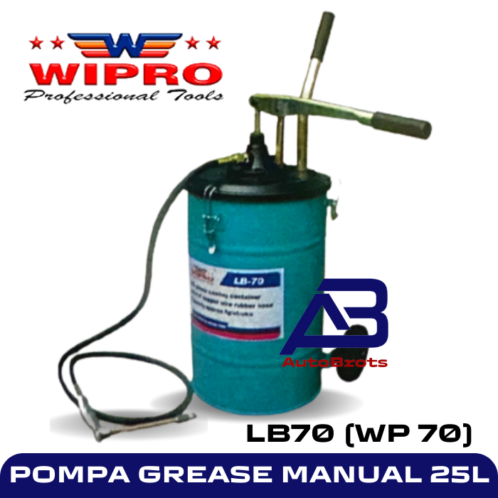 WIPRO Lubricator Grease Manual 25L / Alat Pompa Grease Manual | Lazada ...