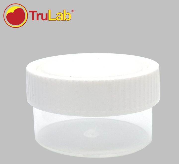 Trulab, Sputum Specimen Container, Sterile, Screw Cap White, 50 pcs ...