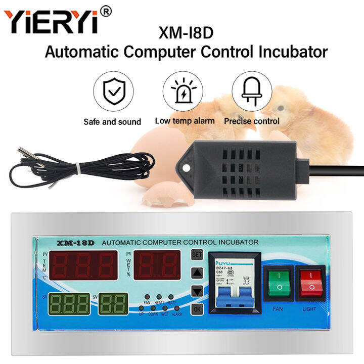 Yieryi Automatic Egg Incubator Controller XM-18D Digital LED ...