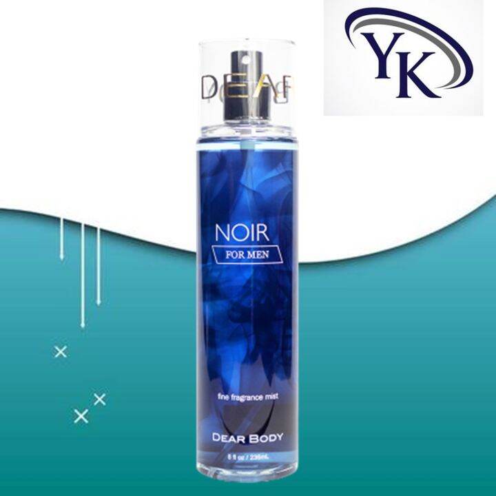 Dear Body Noir For Men Fragrance Mist 250 ml | Lazada PH