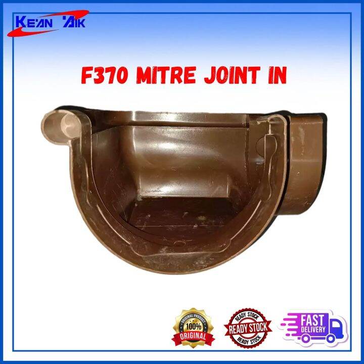 F370 Arensi-Marley Pvc Gutter Mitre Joint In (Brown) | Lazada