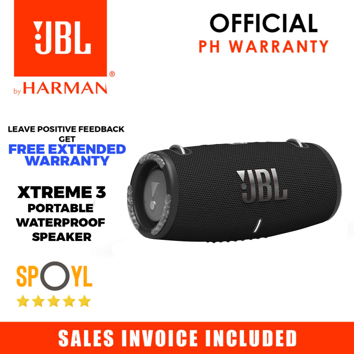 JBL Xtreme 3 Portable Bluetooth Waterproof Speaker - Spoyl Store | Lazada PH