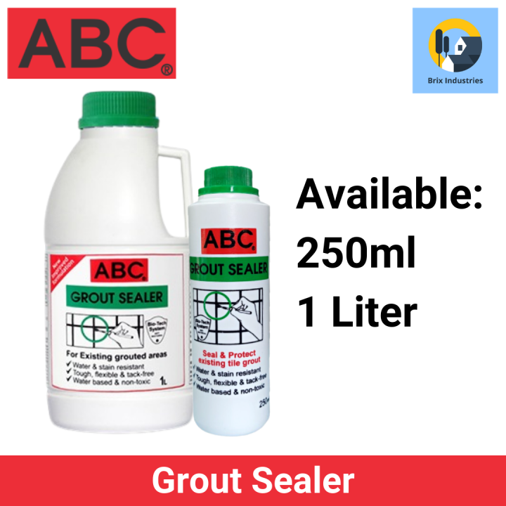 ABC Grout Sealer 250ml or 1 Liter Water and Stain Resistant Anti ...