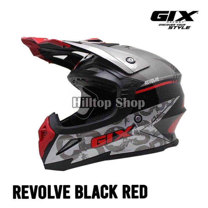 Helm GIX Cross Trail Revolve Full Face Trail Trabas Helmet | Lazada ...