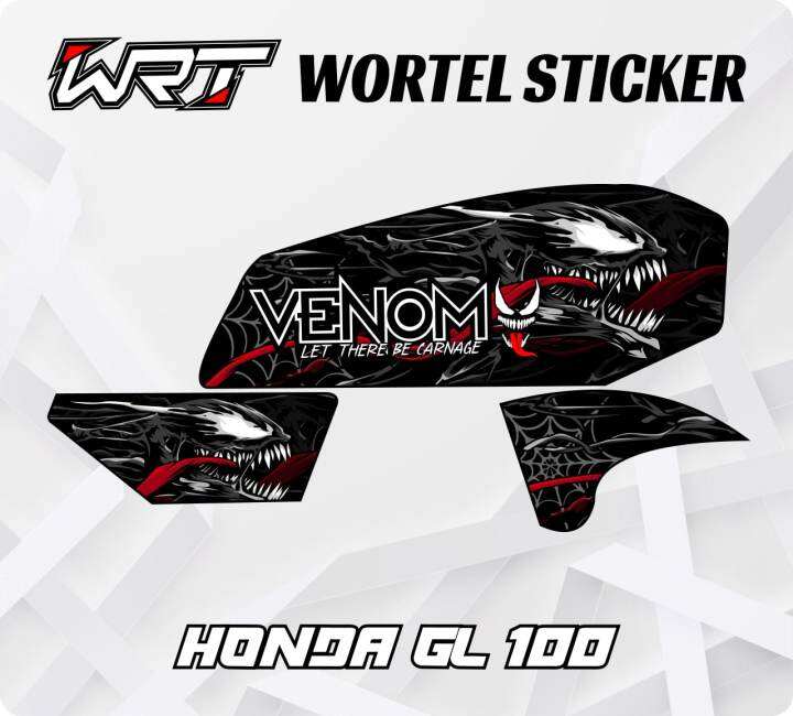 Striping GL100-Stiker Hologram Decal Motor GL 100 Venom | Lazada Indonesia