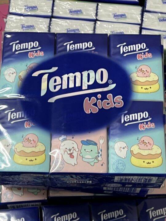 Tempo Kids สินค้าใหม่ กระดาษทิชชู่ เช็ดหน้า กลิ่นหอมอ่อนๆ ละมุน สดชื่น ...