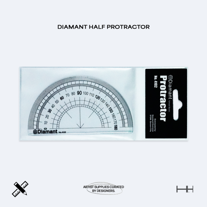 Diamant Protractor, 180 degree | Lazada PH